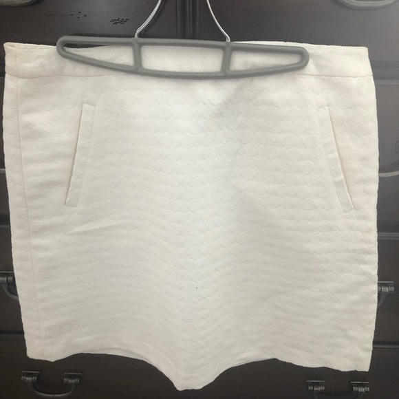 Mario Serrani | Skirts | Mario Serrano Patterned Mini Skirt Ivory ...